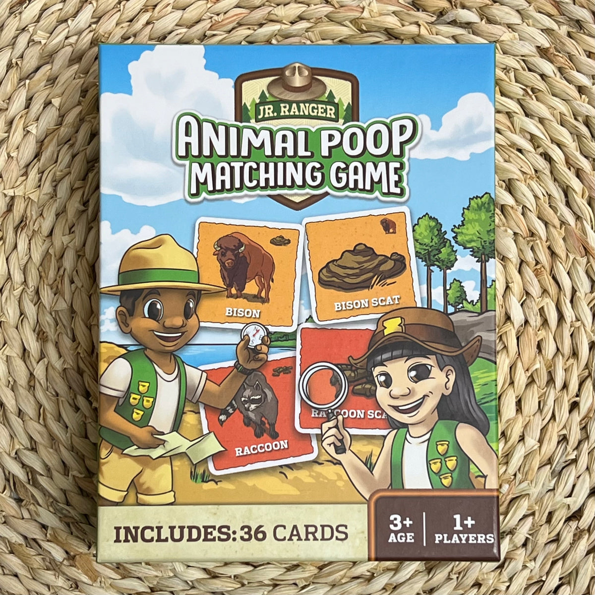 Jr. Ranger Animal Poop Matching Game – Lakehaus Gifts & Goods